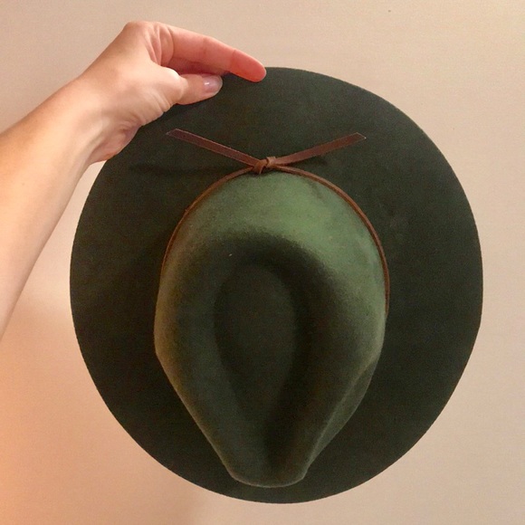 Brixton | Accessories | Xs Brixton Wide Brim Forest Green Hat | Poshmark